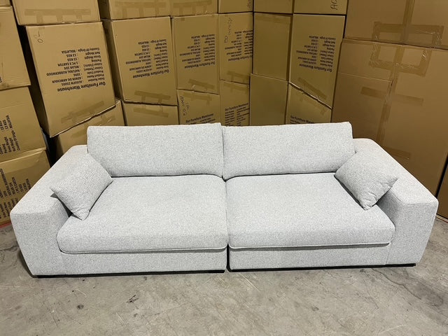 Marcell 4 seater Sofa Pebble – Furniture Liquidators